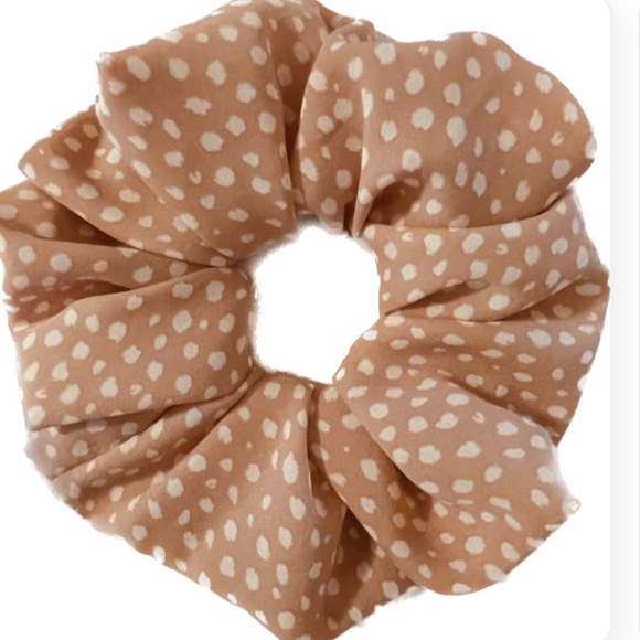 Designed by Chaperus | Accessories | Georgette Scrunchy Maxi Blush ...